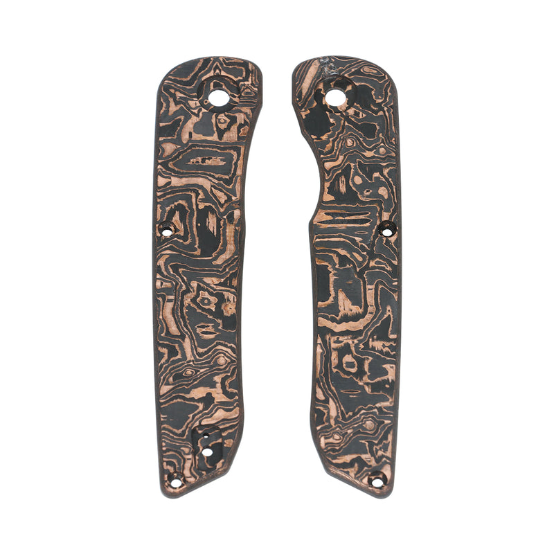 KANSEPT Nettle | Copper Carbon Fiber Handle Scales Kit — Kanseptknives